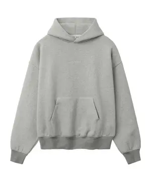 Fear Of God Signature Classic Logo-embroidered Hoodie - Gray