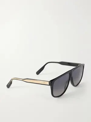 Dior Dioribbon S3i Aviator-style Acetate And Gold-tone Metal Sunglasses - Tortoiseshell