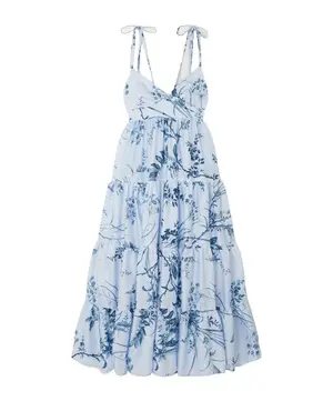 Erdem Cotton Floral Dress
