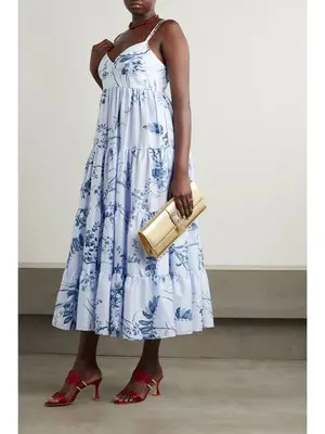 Erdem Cotton Floral Dress
