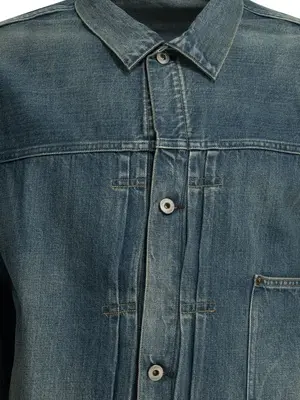 A.PRESSE No 23 Boxy Denim Jacket - Indigo