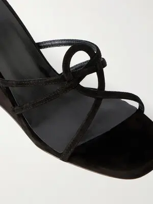 MARYAM NASSIR ZADEH Suede Wedge Sandals