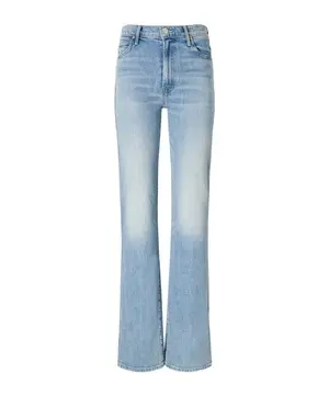 MOTHER High-waisted Straight-leg Jeans