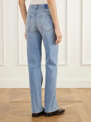 MOTHER High-waisted Straight-leg Jeans