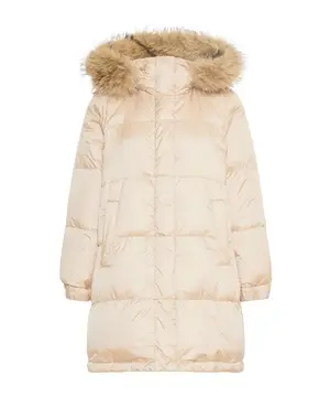 Max Mara Reversible Midi Parka In Water-repellent Plain
