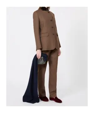 Max Mara Wool Carrot Trouser