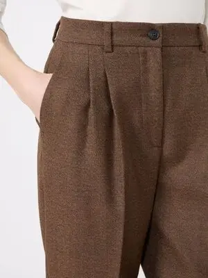 Max Mara Wool Carrot Trouser
