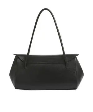 Marni Leather E/w Shoulder Bag With Studs