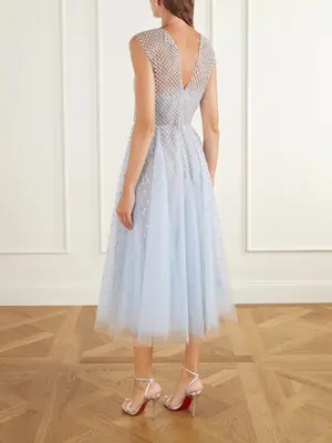 Oscar De La Renta Organza Dress