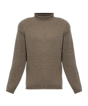 LISA YANG Sylvan Mock-neck Knitted Sweater