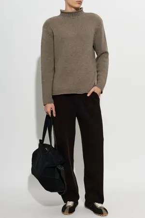 LISA YANG Sylvan Mock-neck Knitted Sweater