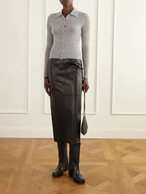 Citizens Of Humanity Ribbed Cashmere And Wool-blend Cardigan