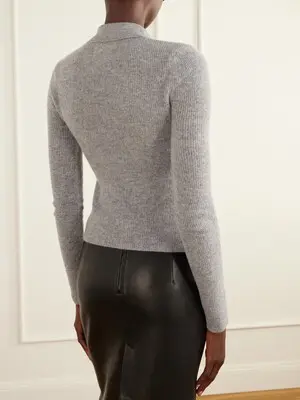 Citizens Of Humanity Ribbed Cashmere And Wool-blend Cardigan
