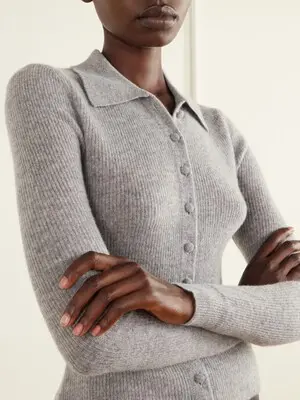 Citizens Of Humanity Ribbed Cashmere And Wool-blend Cardigan