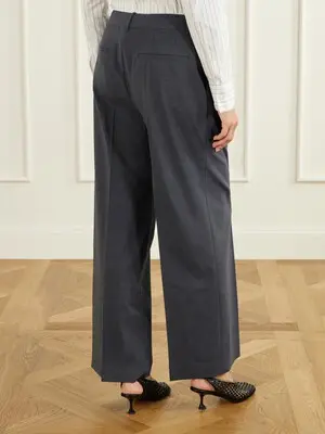 Theory Stretch-wool Straight-leg Pants