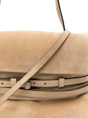 Moschino Belted Top Handle Handbag