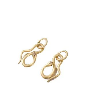 Ileana Makri Diamond Hoop Earrings