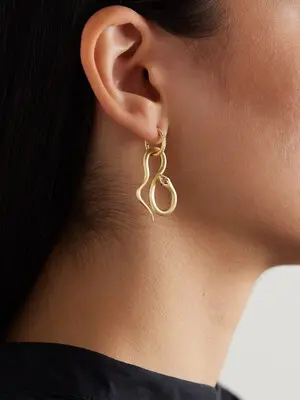 Ileana Makri Diamond Hoop Earrings