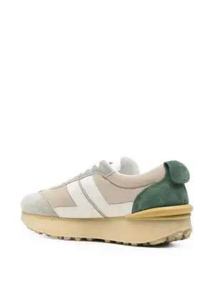 LANVIN Retro Mixed Material Sneaker
