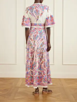 Etro Printed Cotton-poplin Maxi Dress
