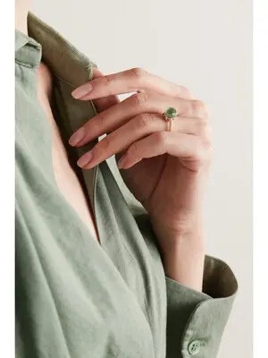 Pomellato Green Violet Marble Ring