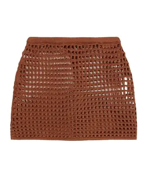 HAIGHT. Knit Cotton-blend Mini Skirt - No