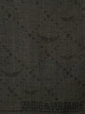 Zadig&Voltaire Oversized Jacquard Scarf