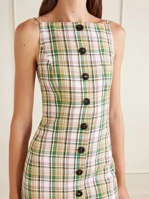 Carolina Herrera Plaid Dress