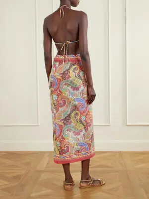 Etro Paisley-print Voile Cover-up