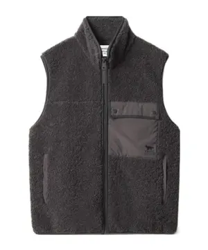 Maison Kitsuné Fleece Sleeveless Jacket
