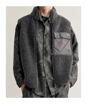 Maison Kitsuné Fleece Sleeveless Jacket