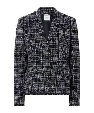 Erdem Tweed Cotton-blend Blazer - No