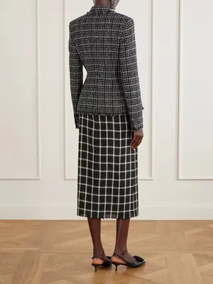 Erdem Tweed Cotton-blend Blazer