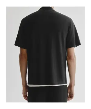 LISA YANG Short-sleeved Knit Polo Shirt
