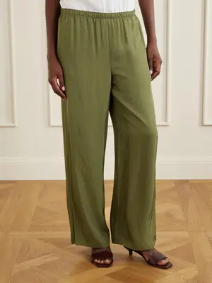 Theory Crepon Wide-leg Pants
