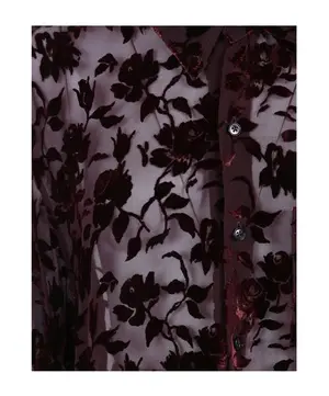 ANN DEMEULEMEESTER Elisabeth Floral-devoré Shirt