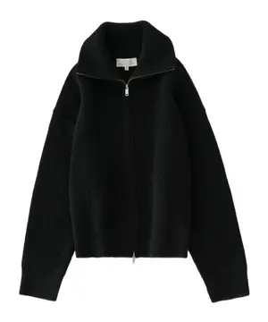 Studio Nicholson Sandos Zip-up Cardigan - Black