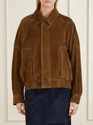 Nour Hammour Dalma Suede Jacket