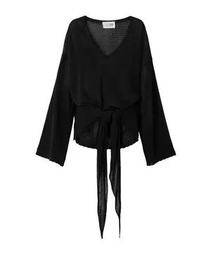 Attico Simple Lightweight Cover-up - Black