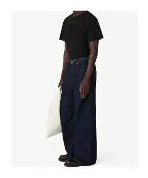 MAISON MARGIELA Frayed Wide-leg Jeans
