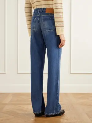 Guest In Residence Mid-rise Wide-leg Jeans