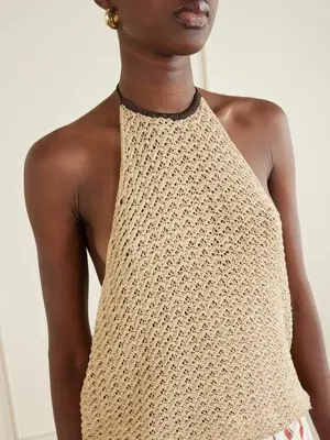 SIR. Ellinor Crocheted Cotton Tank
