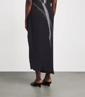 Issey Miyake Hands Of Lover Pleats Maxi Skirt