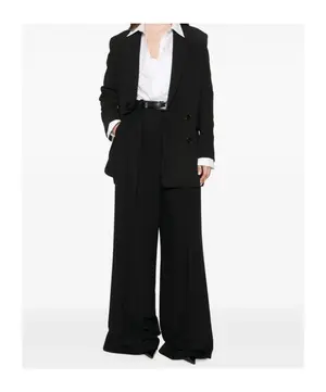 Patrizia Pepe Double-breasted Blazer With Peak Lapels