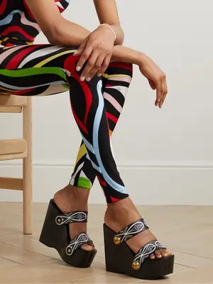 Emilio Pucci Versatile Flat Sandals