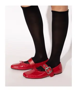 VIVIENNE WESTWOOD Square-toe Ballet Flats