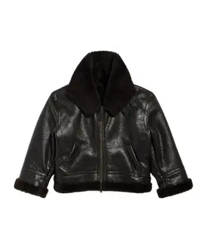Balenciaga Oversized Shearling-collar Jacket