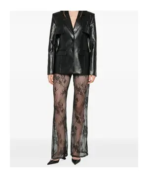 Patrizia Pepe Lace Flared Casual Trousers