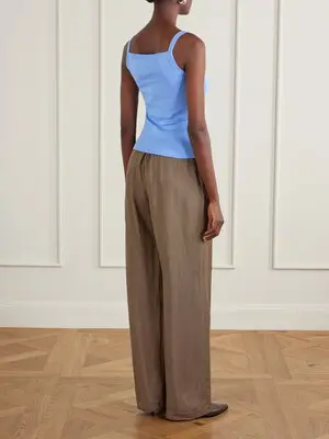 FLORE FLORE Cotton-jersey Tank Top