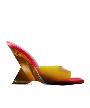 Attico Cheope Dégradé Pvc Mules - Brown
